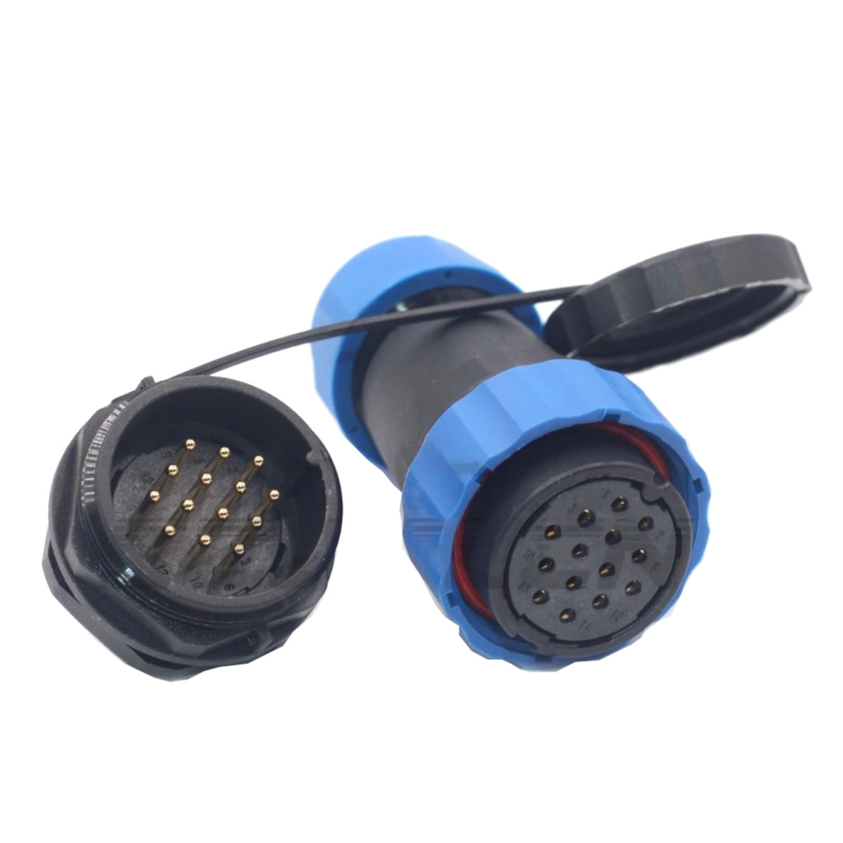 Probots SD20-6PIN 10A Waterproof Panel Mount Aviation Connector Male ...