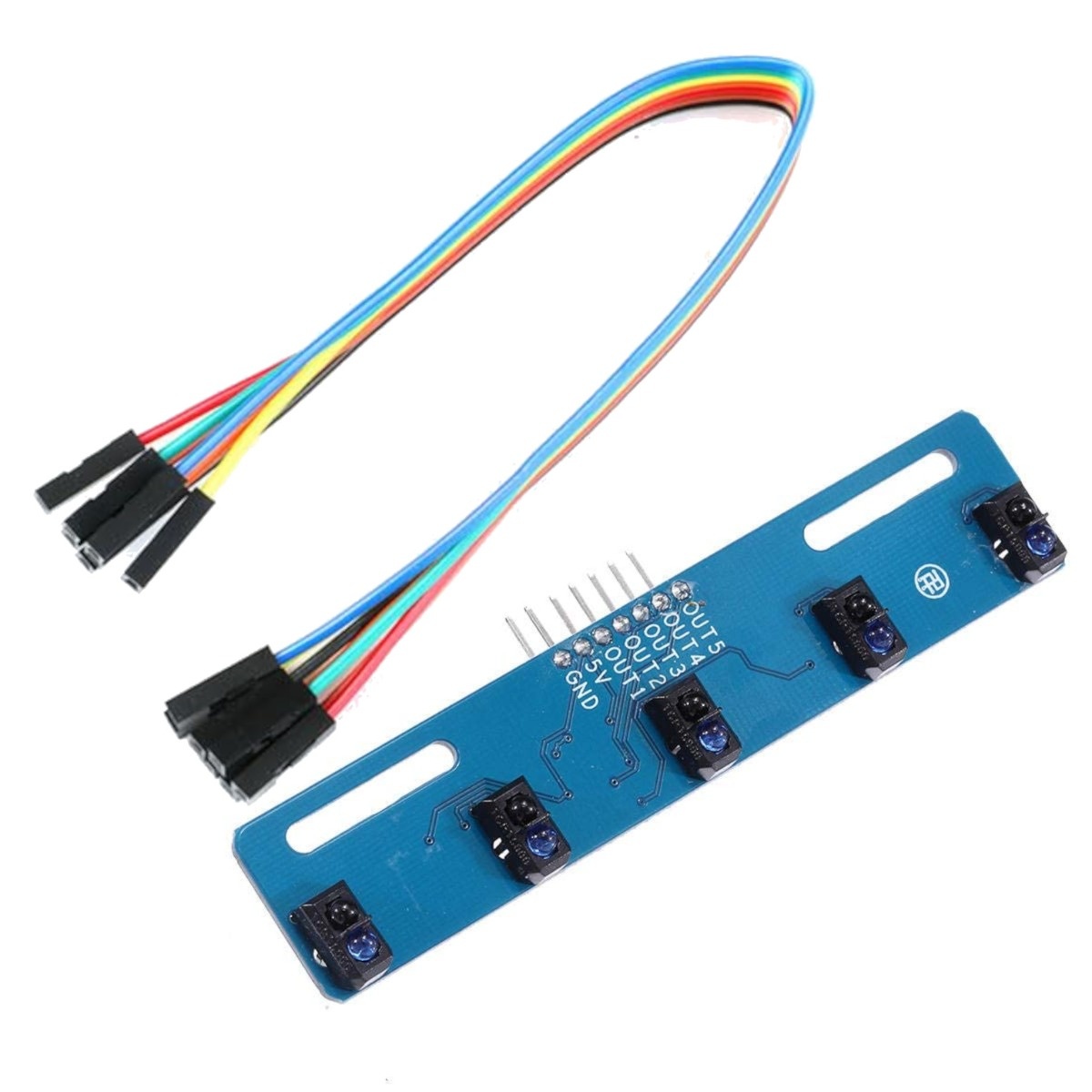 Probots 3.3v-5v 8-Channel IR Sensor Array Line Follower Infrared ...