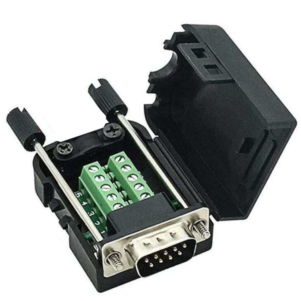 Probots DB9 Female to Screw Terminal Breakout with Case Buy Online Buy ...