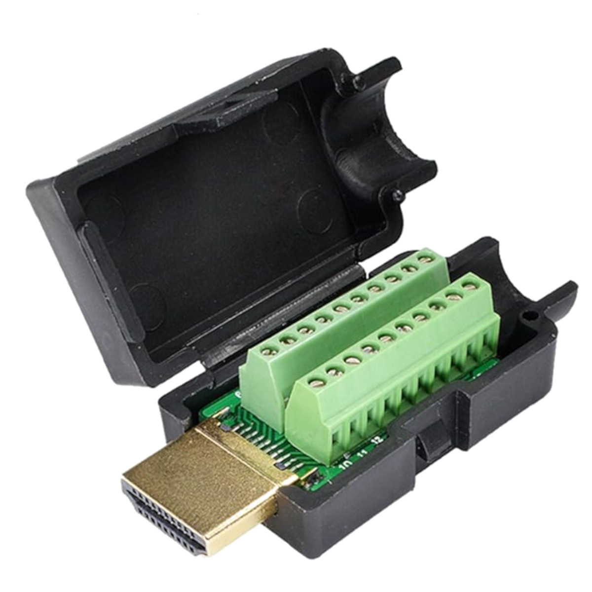 Probots VGA 15Pins 3 Row Female To Screw Terminal Block Adapter ...