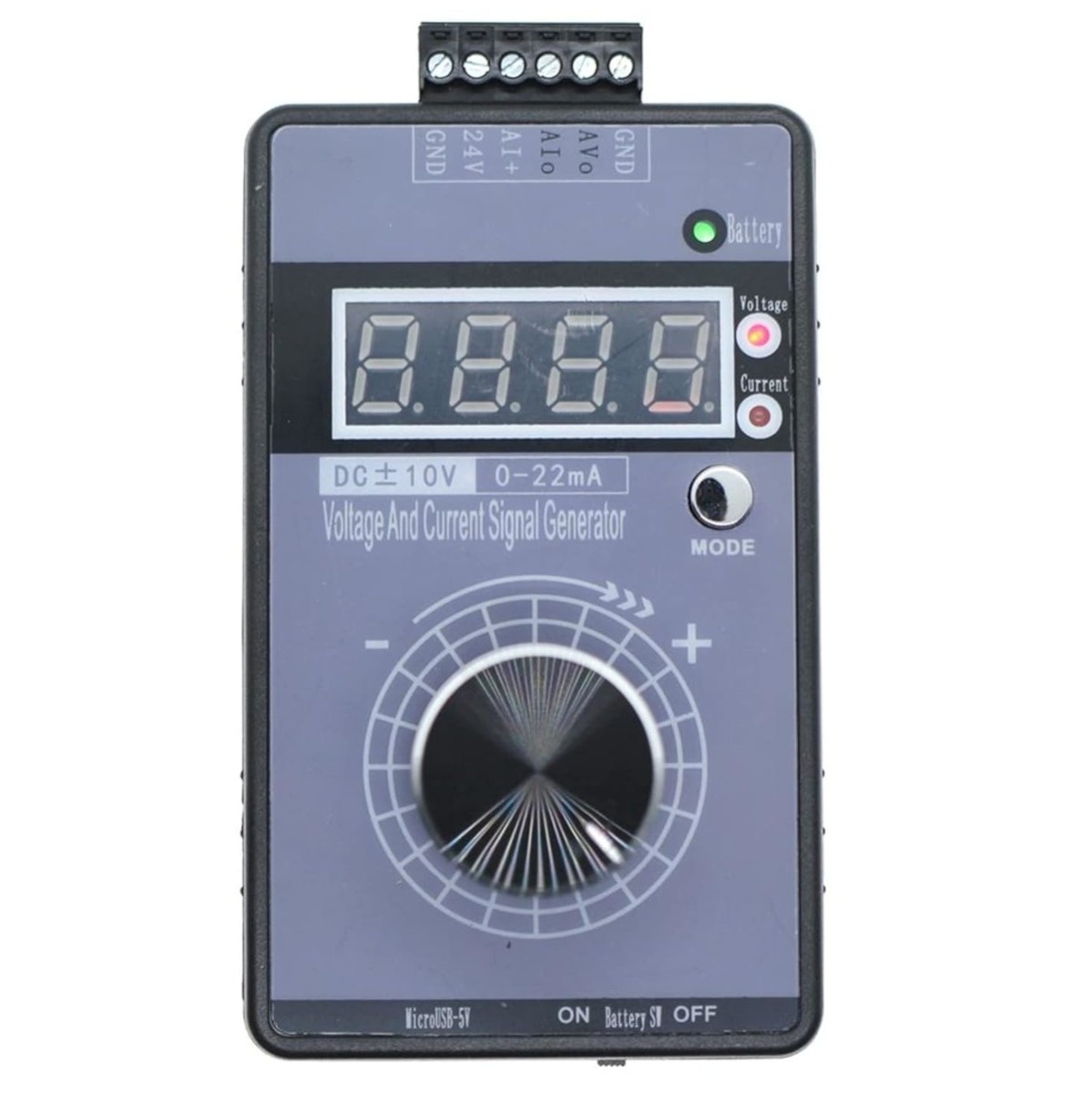 Probots ProMax CSG01 Programmable 4-20mA Current Signal Generator with LCD Digital Display Back ...