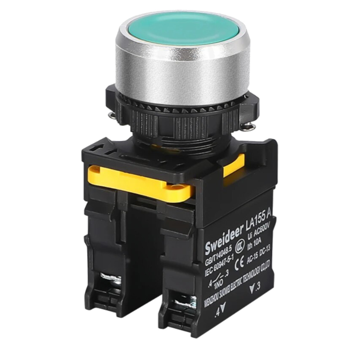 Probots Promax LA155A 10A 22mm Flat Round Head Push Button Momentary ...