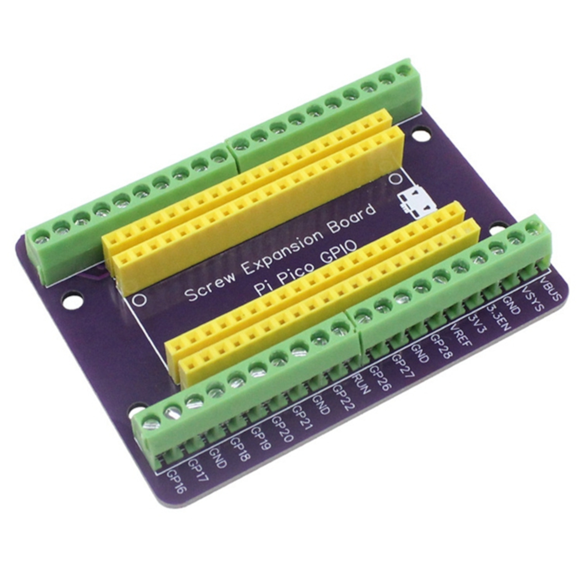 Probots Raspberry Pi Pico Breakout Expansion Board GPIO Sensor ...
