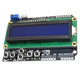 Probots 1602 LCD Keypad Shield Blue Backlight for Arduino Buy Online India
