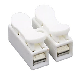 Probots 2Pole Electrical Screwless Crimp Terminal Block Quick Connector ...