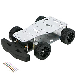 Probots 4 Wheel Ackerman Smart Robot Car Alluminium Chassis Platform ...