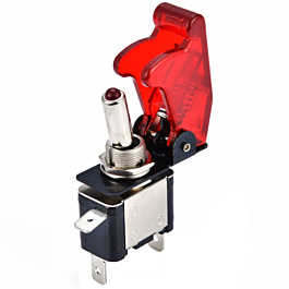 Probots Toggle Switch With Red Led 12V With Cover And RMC Wire Buy ...
