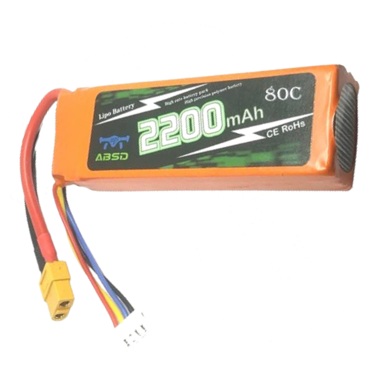 Probots 11.1V 2200mAh 40/80C 3S LiPo Battery Lithium Polymer Buy Online India