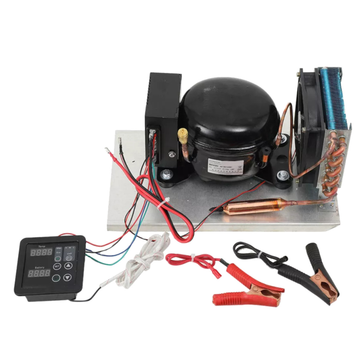 Probots 12-24VDC 75W 252 BTU BD25HC R134A Compressor Small Condensing ...