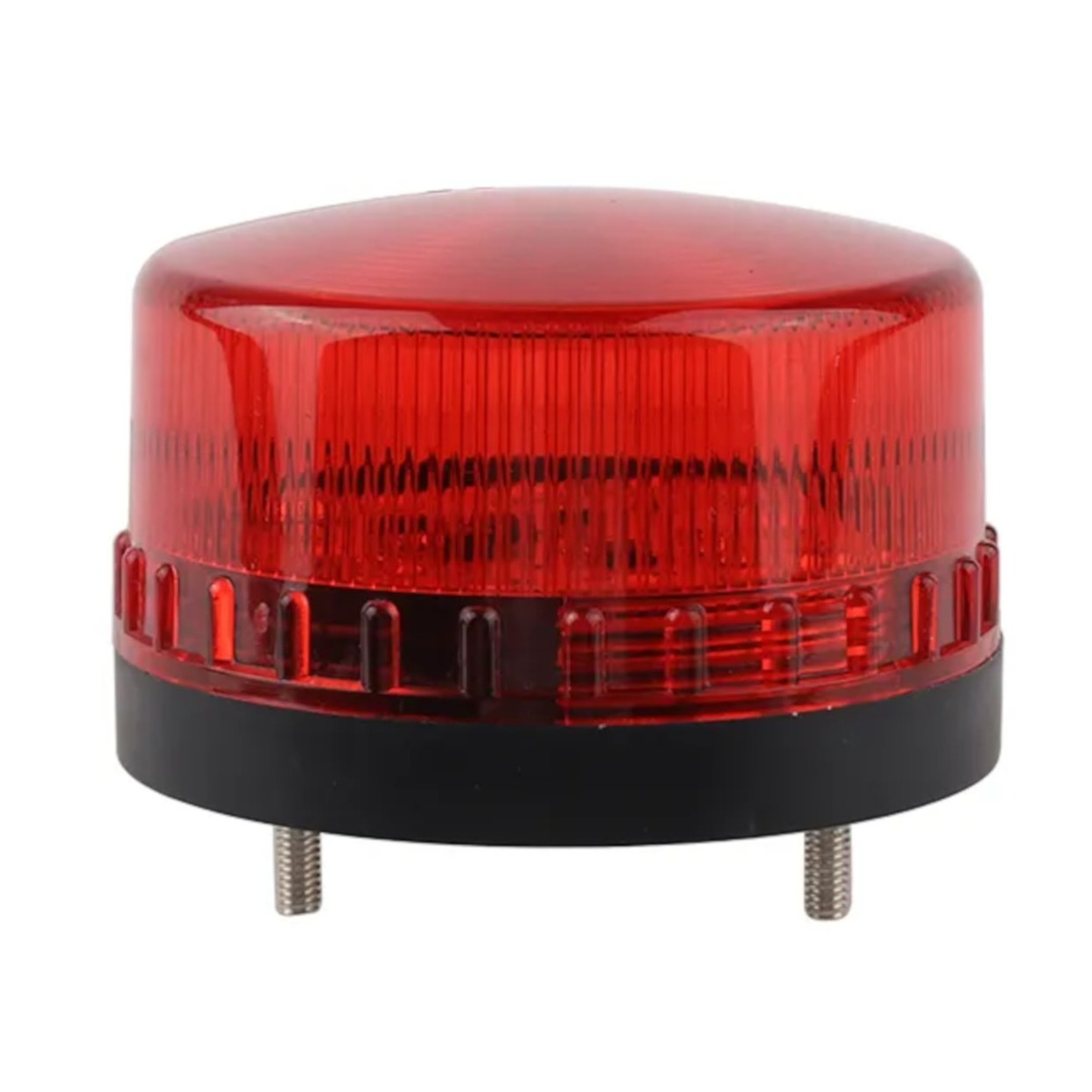 flashing red strobe light