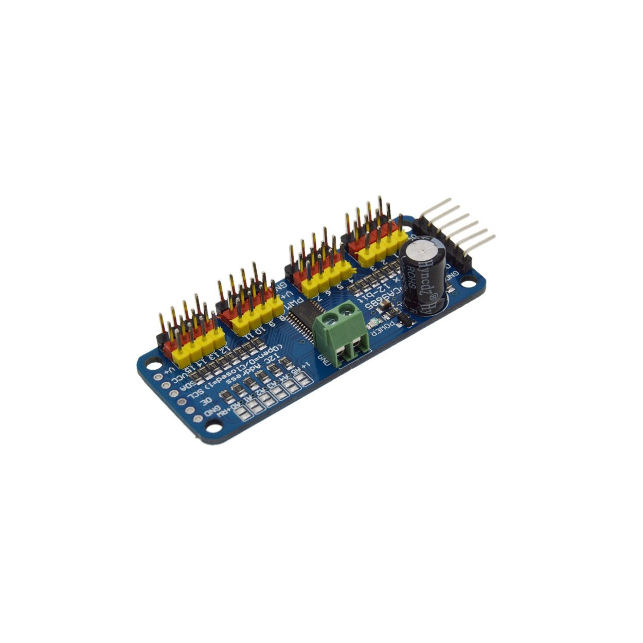 Modicon PLC Servo Control Modules PCA9685 16-Channel 12-Bit PWM Servo ...