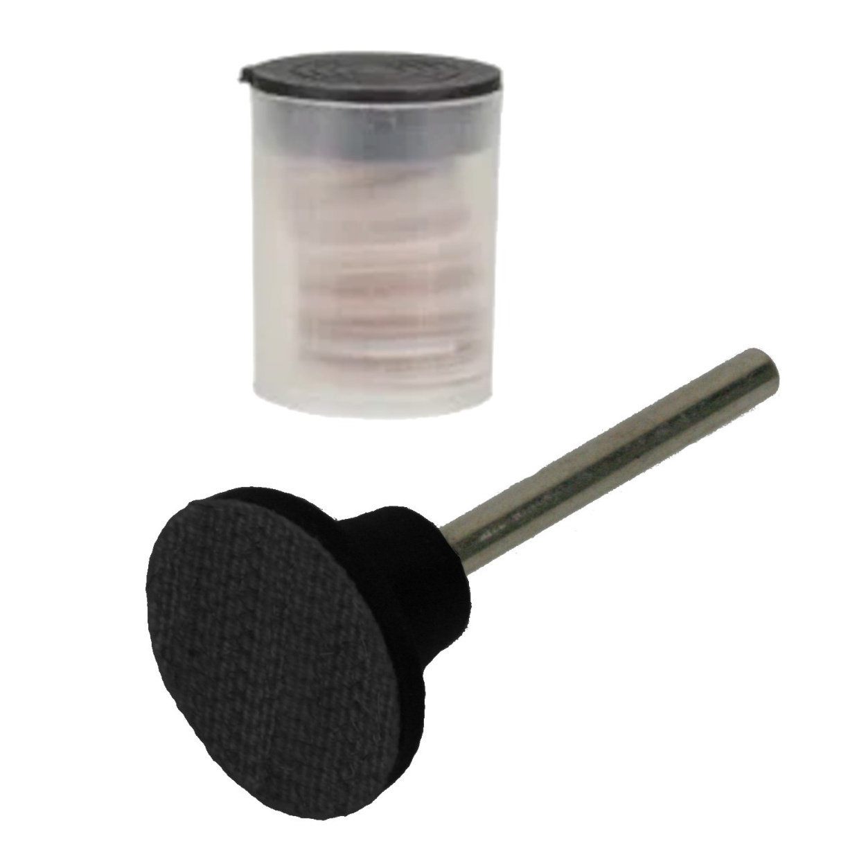 Probots 20mm Round self-adhesive Sanding Discs With 3MM Shank Mandrel ...