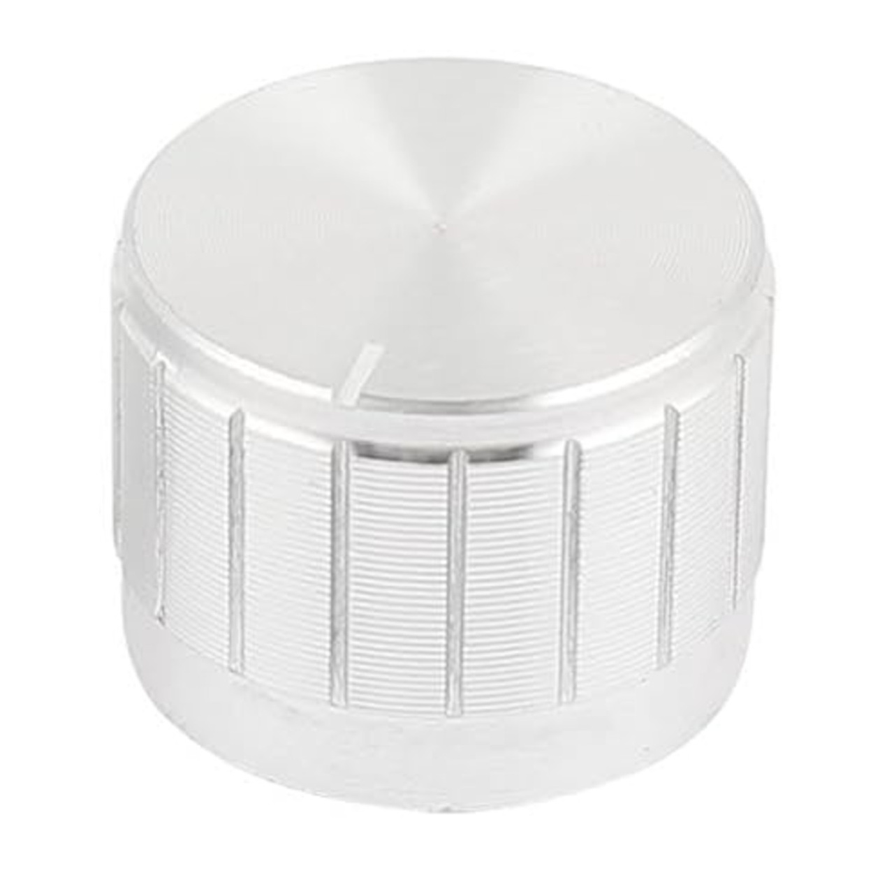 Probots 23mm Knurled Shaft Potentiometer Knob Rotary Switch Cap Silver ...