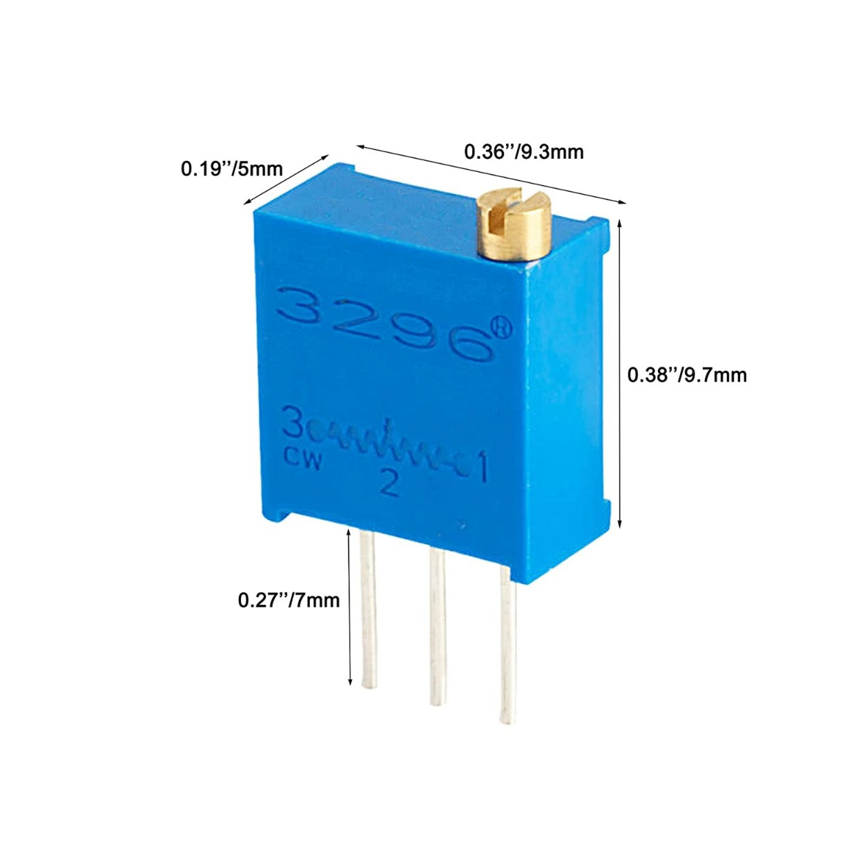 50k preset variable resistor