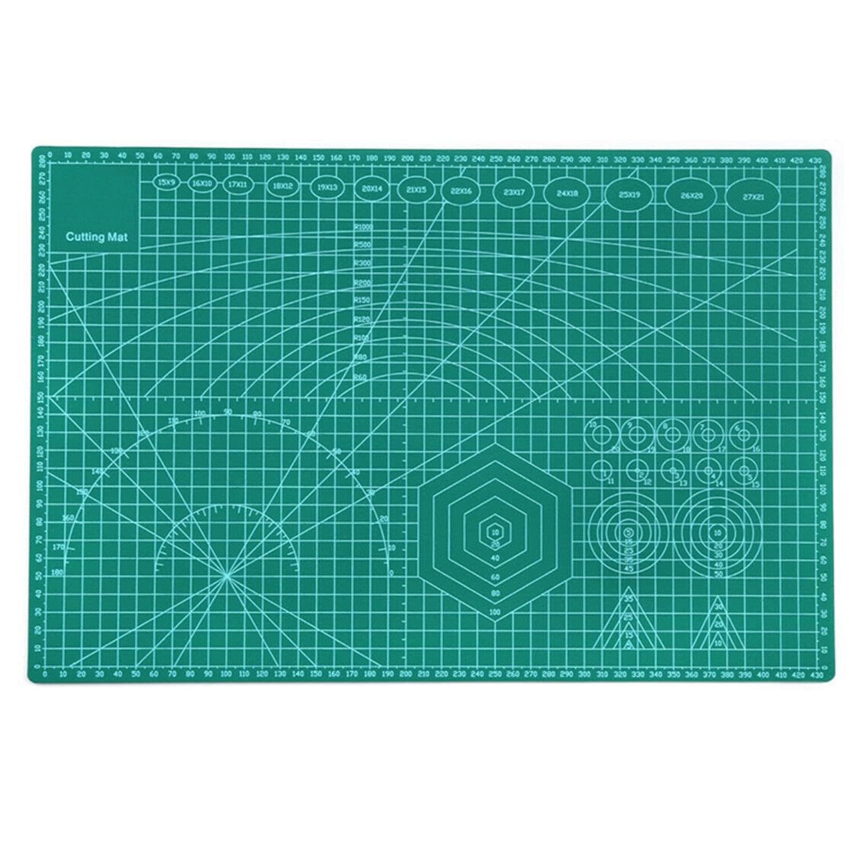 Probots A3 Self-Healing Cutting Mat 3mm Non-Slip Grid Pad 450 mm x 300 ...