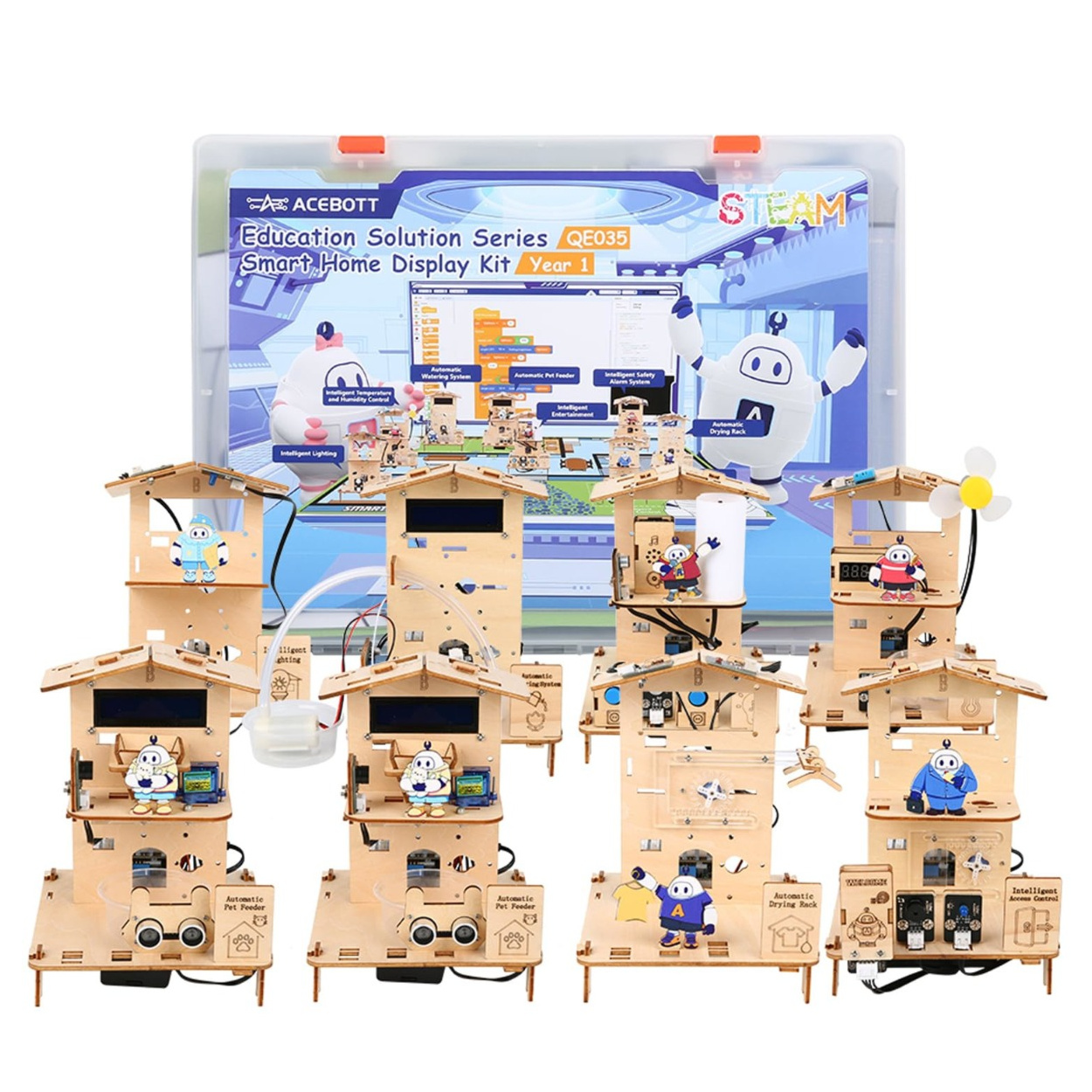 Probots ACEBOTT Smart Home STEM Super Starter Educational DIY Kit ESP32 Wifi-IoT QE035 Buy ...