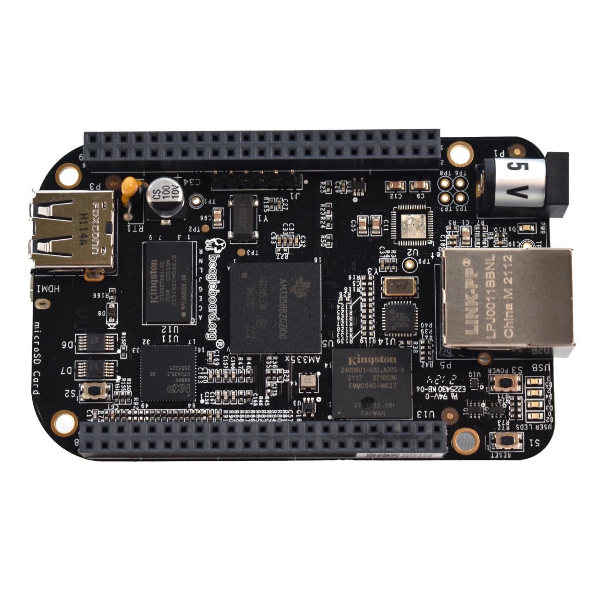 Probots BeagleBone Black Rev C3 AM3358 ARM Cortex-A8 32bit 512MB RAM 4GB Flash Buy Online India