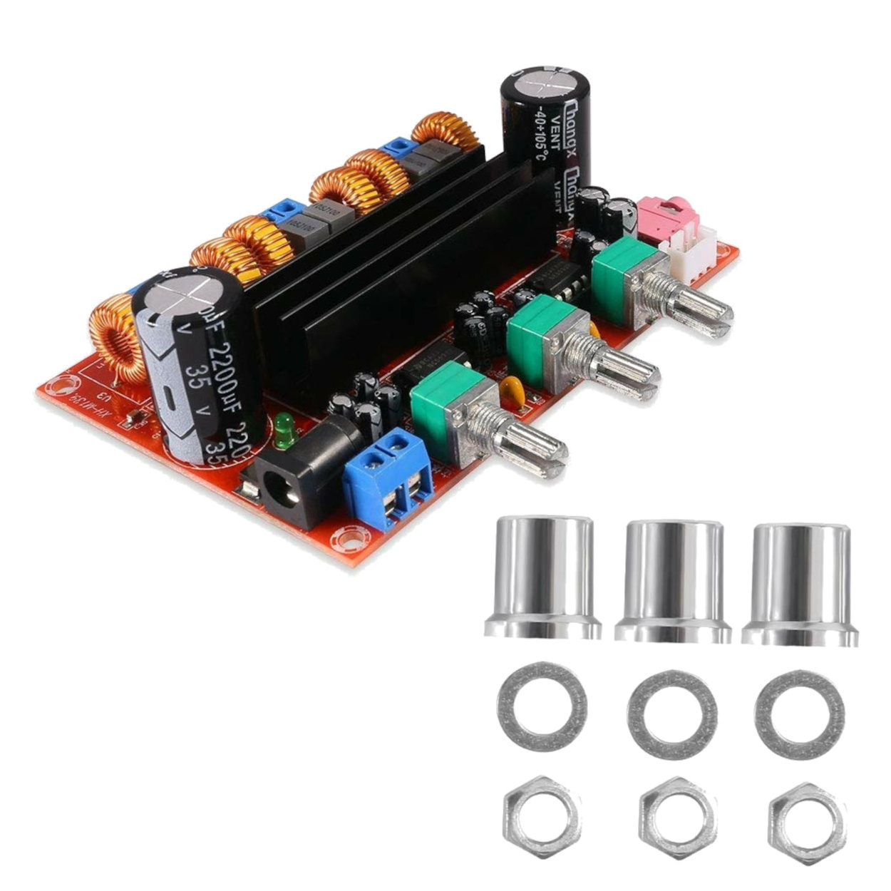 Probots DC12-24V TPA3116D2 3 Channel Digital Subwoofer Power Amplifier Board Buy Online India
