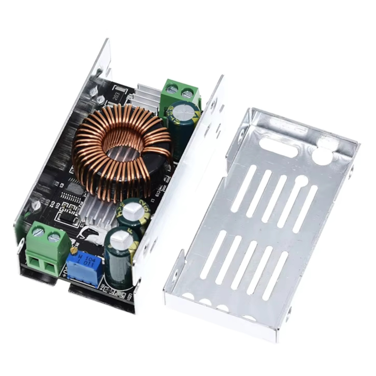 Probots DC to DC Step Down Adjustable Output Buck Converter Module Input 10-90VDC Output 1.5 ...