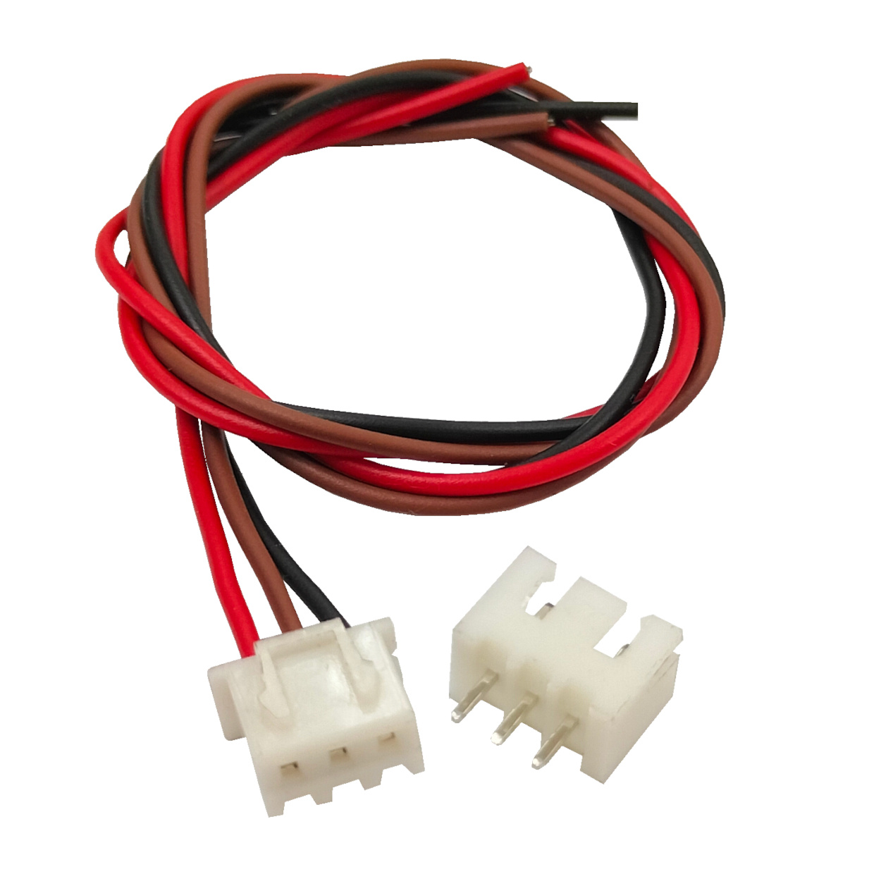 Probots 3-pin Polarised White Connector Male & Female with Wire Buy Online India