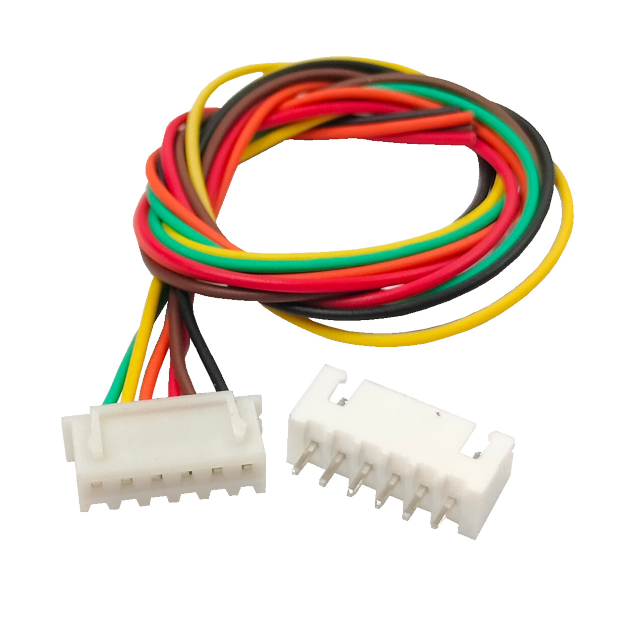 Probots 6-pin JST XH Polarised Connector 2.54mm pitch Male & Female with Wire Buy Online India