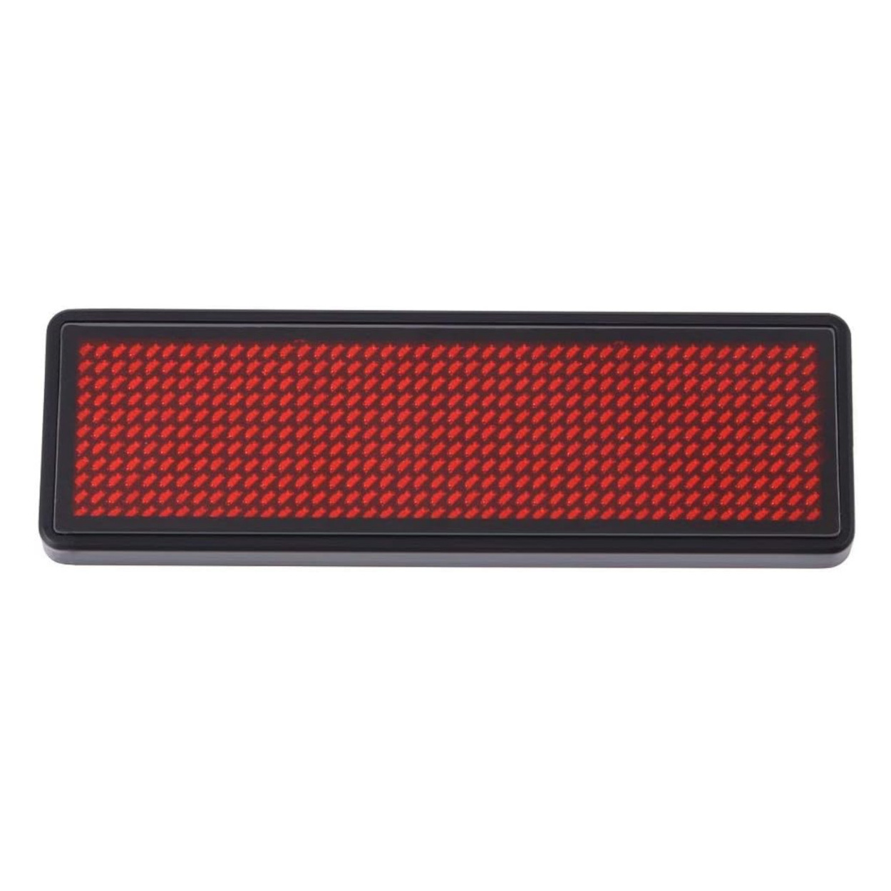 Probots LED Name Tag Badge Programmable Display Red Scrolling Messages ...