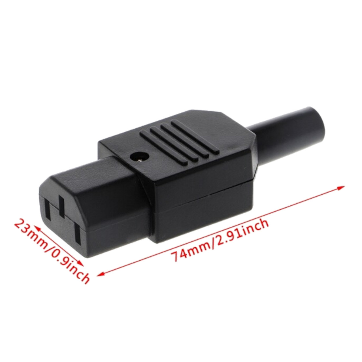 Panel Mount Socket IEC 320 C13 - AC 250V 10A Female Power Connector IEC ...