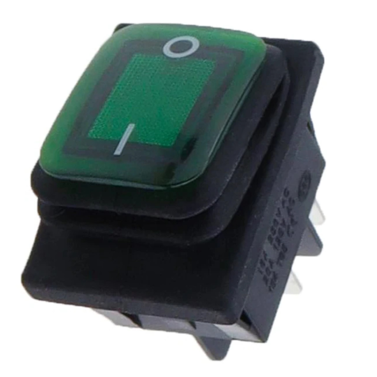 Probots ProMax 250V Green Light 16A DPST Rocker Switch 2 Position ON ...