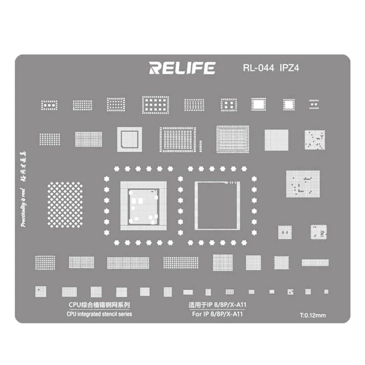 Probots Relife RL-044 IPZ4 Precision BGA Repair Stencils for Mobile I phone Buy Online Buy ...