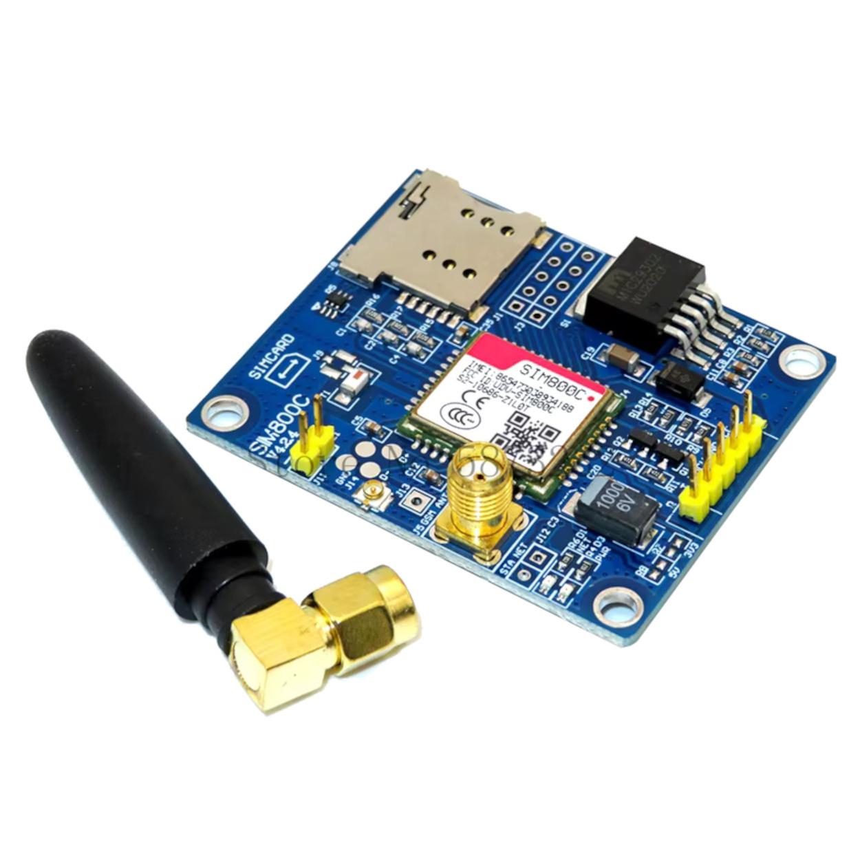 Probots SIM800C Wireless GSM GPRS Module Quad-Band with Glue Stick ...