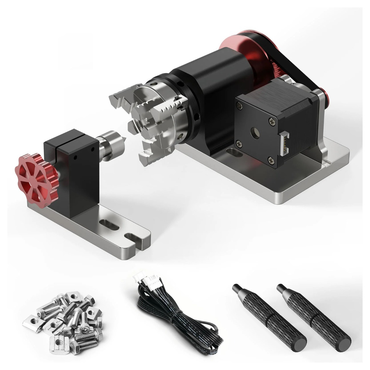 Probots Two Trees 4th Axis CNC Y-Axis Rotary Module Kit for TTC450/TTC ...