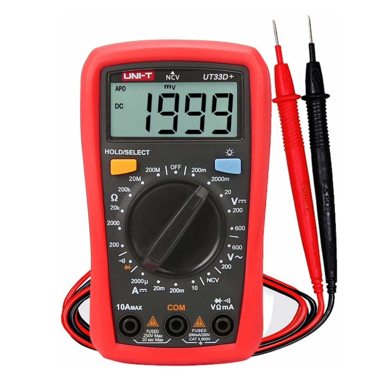Probots UT33D+ Palm Size Multimeter with NCV UNI-T Digital Buy Online India