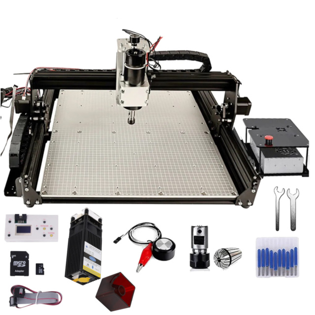 Probots 3018 Pro 3 Axis Desktop CNC Laser Router Engraver DIY ...