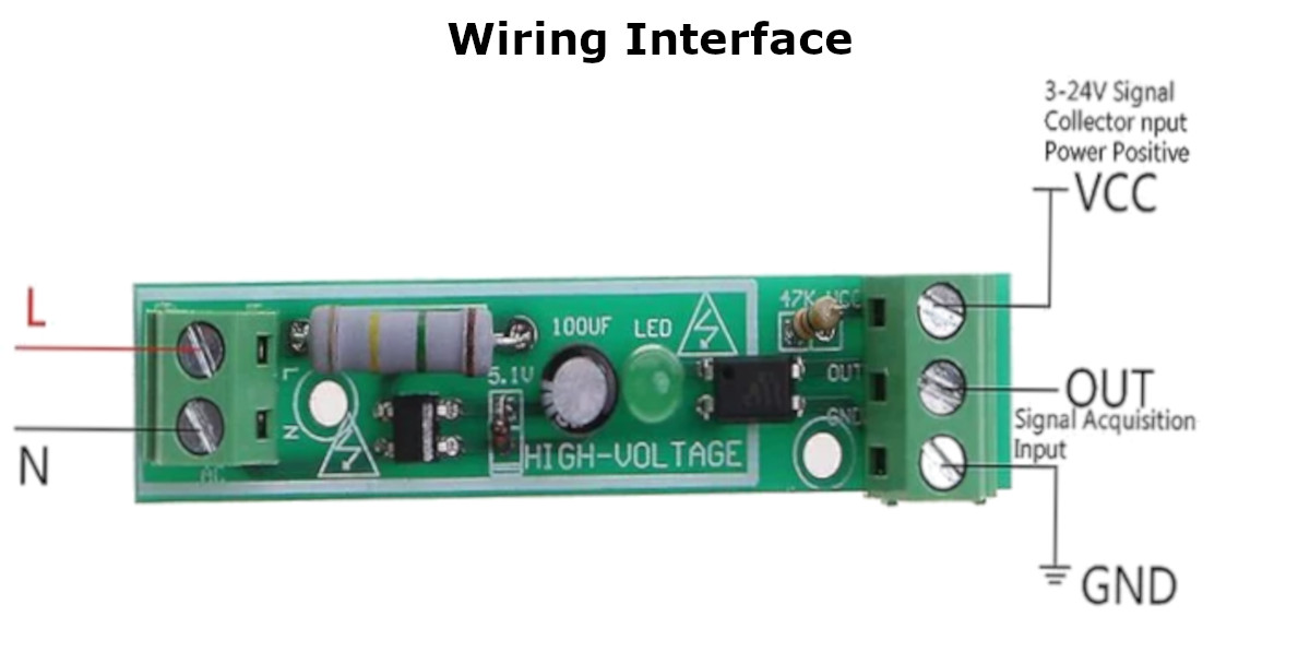 Probots 1-Channel 220V AC Optocoupler Isolation Module for PLC Buy ...