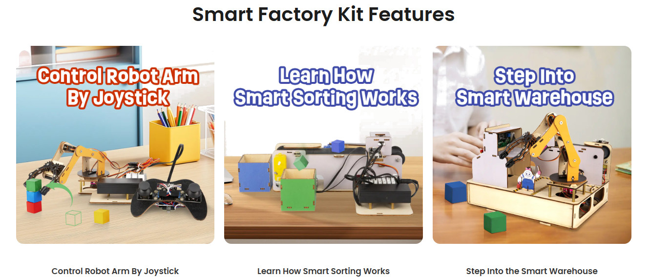 Probots ACEBOTT Smart Factory STEM Starter Educational DIY Kit Robotic ...