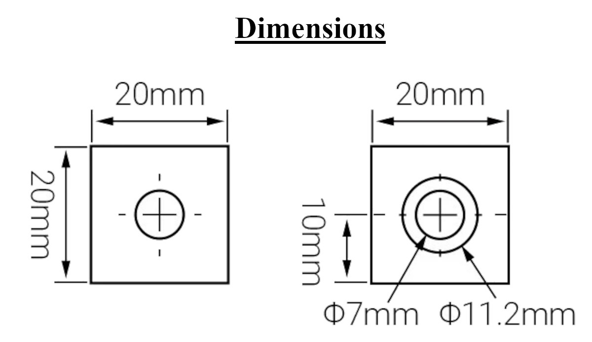 Probots Black 2020 3-Way Corner Cube Connector - Aluminum Profile Buy ...