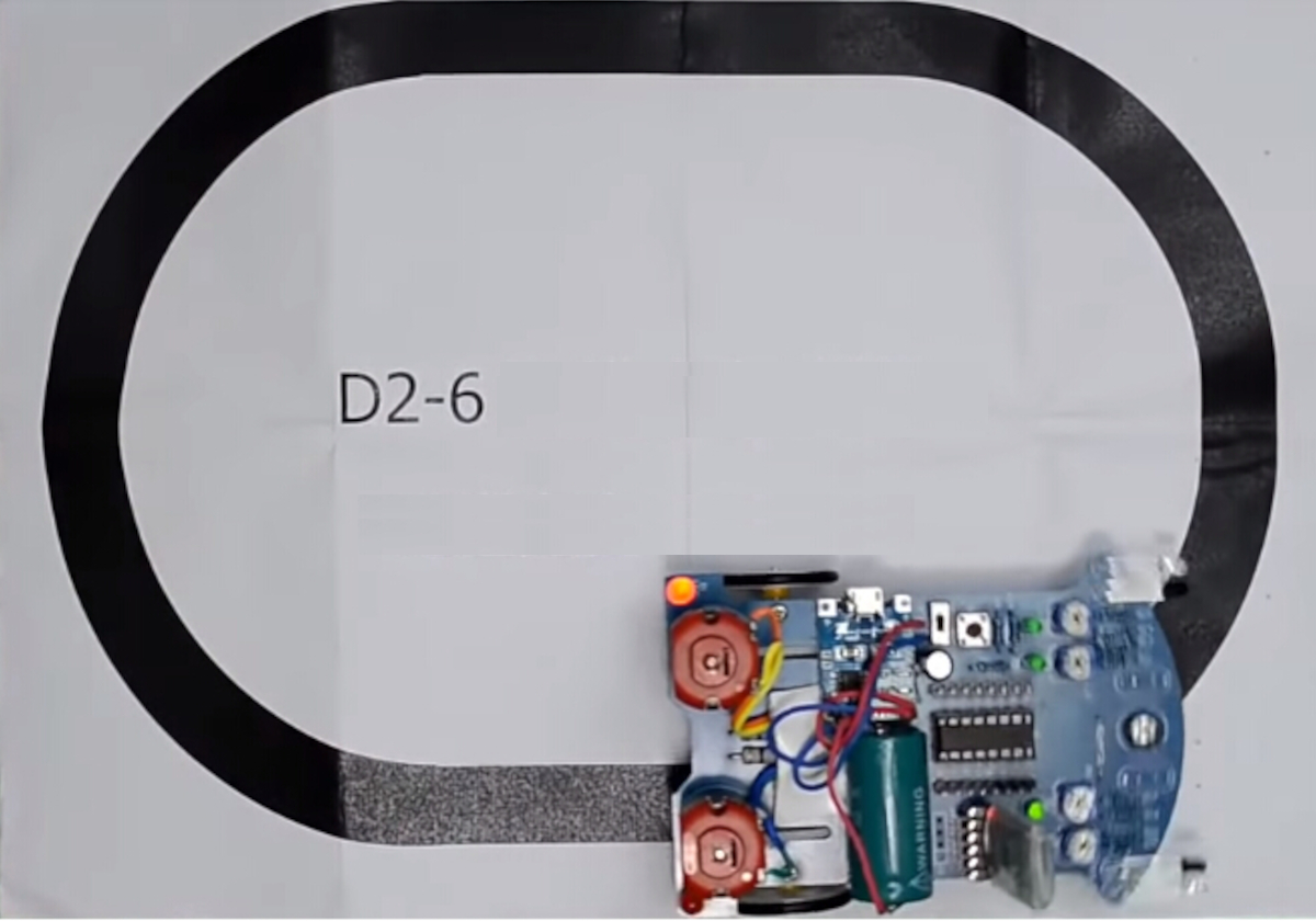 Probots D2-6 Line Follower Intelligent Robot Car With Bluetooth Remote ...