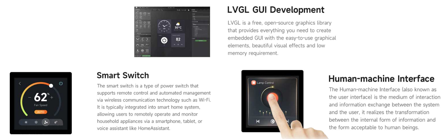 Probots ESP32-S3 Smart Display Module 4inch Capacitive Touch LCD Panel ...