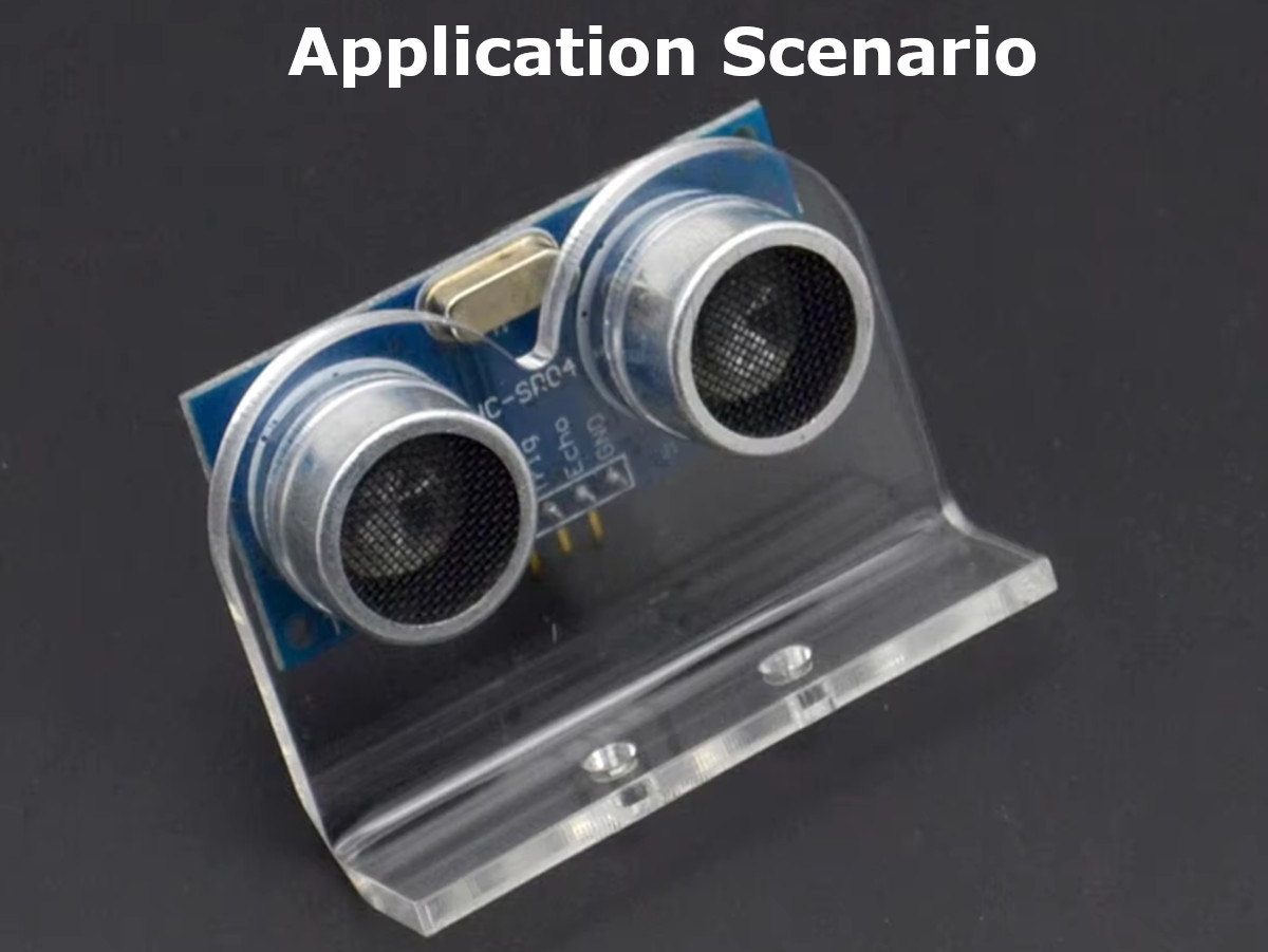 Probots HC-SR04 Ultrasonic Sensor Module Acrylic Bracket Holder Buy Online India