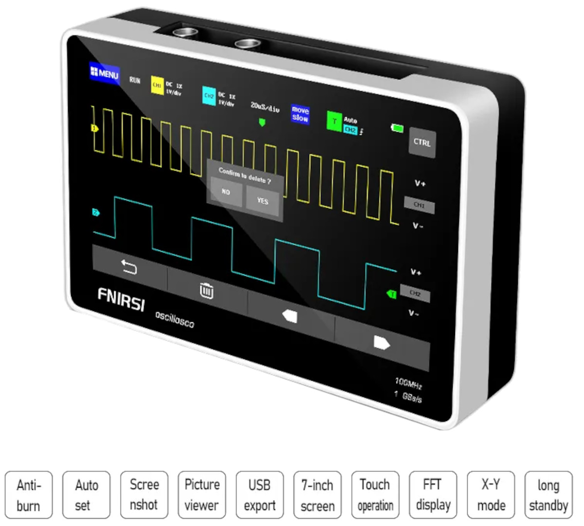 Probots ProMax 1013D Digital Tablet Oscilloscope Dual Channel Buy ...