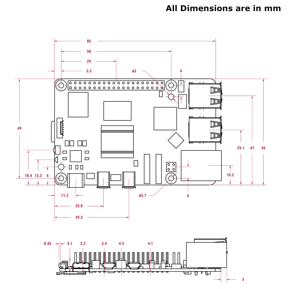 Probots Raspberry PI 5 Model B BCM2712 Arm Cortex-A76 4GB RAM 2.4GHZ Single Board Computer Buy ...