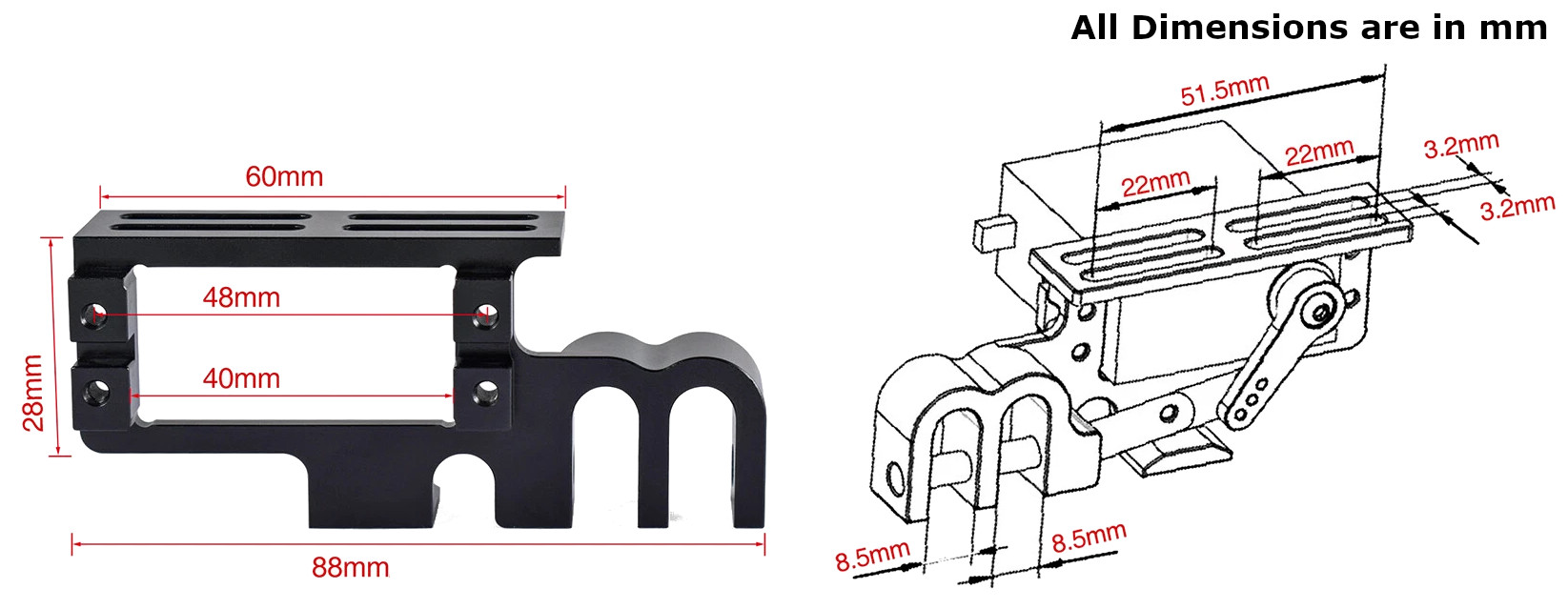 Probots Servo-Driven Payload Release Aluminum Mechanism Aerial Two ...