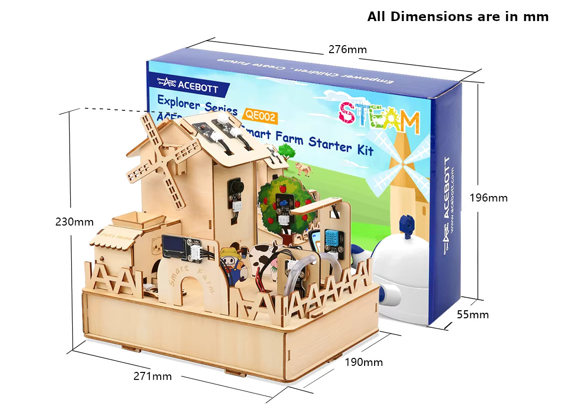 Probots ACEBOTT Smart Farm STEM Starter Educational DIY Kit ESP32 Wifi ...